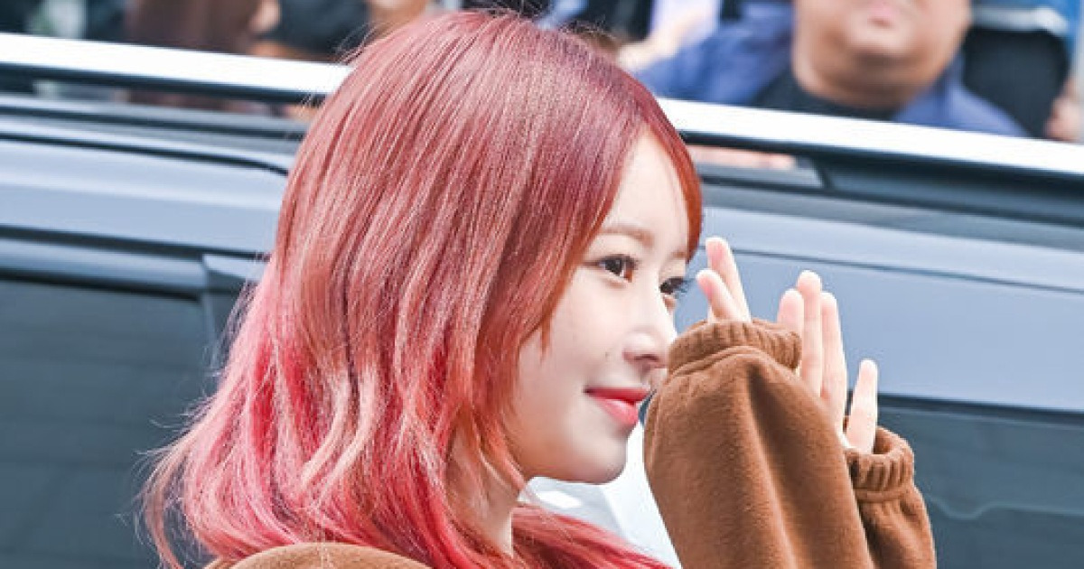 아이브 레이 수줍은 손인사 [사진]