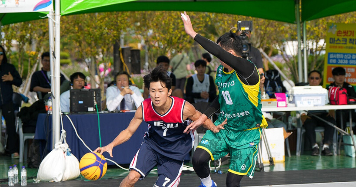 [JB화보] 제104회 전국체육대회 3x3 농구 남자 일반부 8강 경기 화보 2