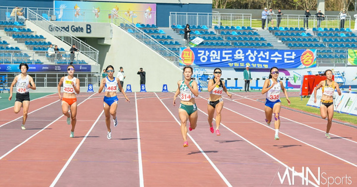 'AG 국대' 여자 육상 김다은, 이틀간 전국체전 100, 200m 전체 1위로 제패