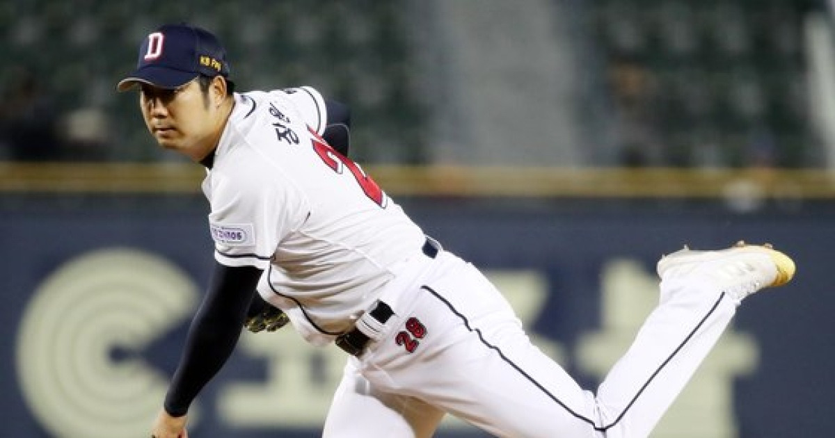 두산 장원준, KBO리그 역대 9번째 2000이닝 달성