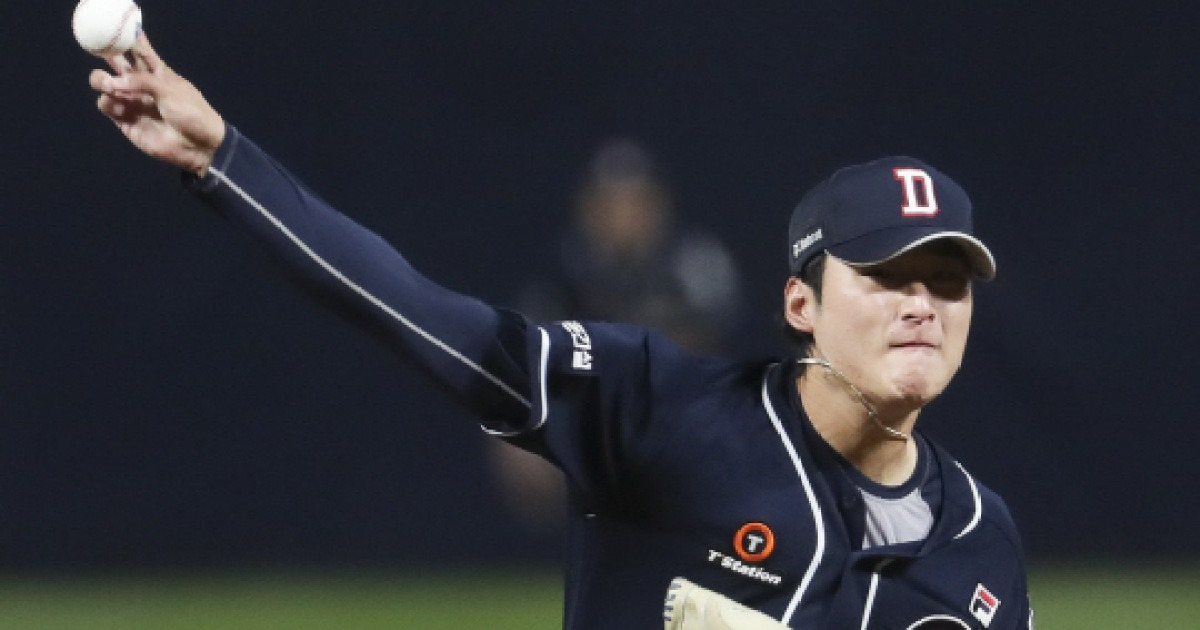 체면 구긴 선발투수들…두산 곽빈-NC 태너, WC 1차전 나란히 5실점 수모