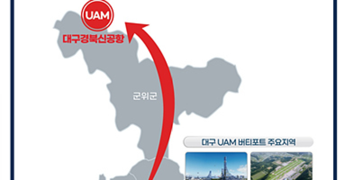 대구 삼보모터스 UAM 1인승 기체 띄웠다