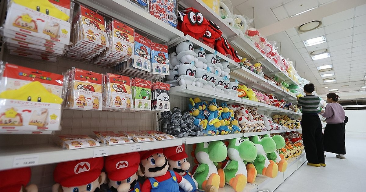 닌텐도 캐릭터 굿즈 한자리에