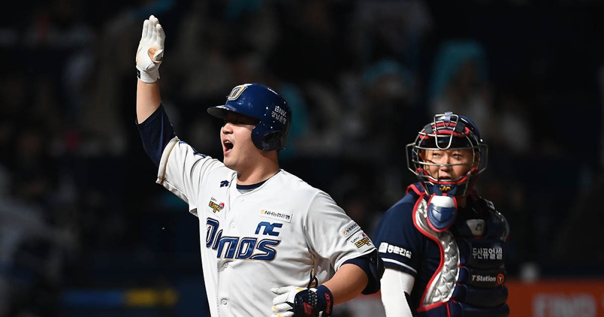 'AG 금메달 포수→PS 데뷔전 멀티 홈런' 김형준..."떨리지 않았고 잘 집중했다" [WC1]