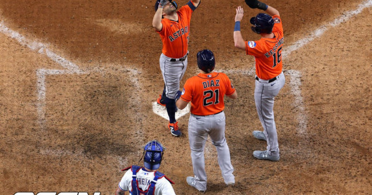 159km 강속구 사구에 '3명 퇴장' 벤치클리어링 발생한 5차전, '작은 거인'의 홈런…PS 최다 홈런 타이 3개 남았다 [ALCS5]