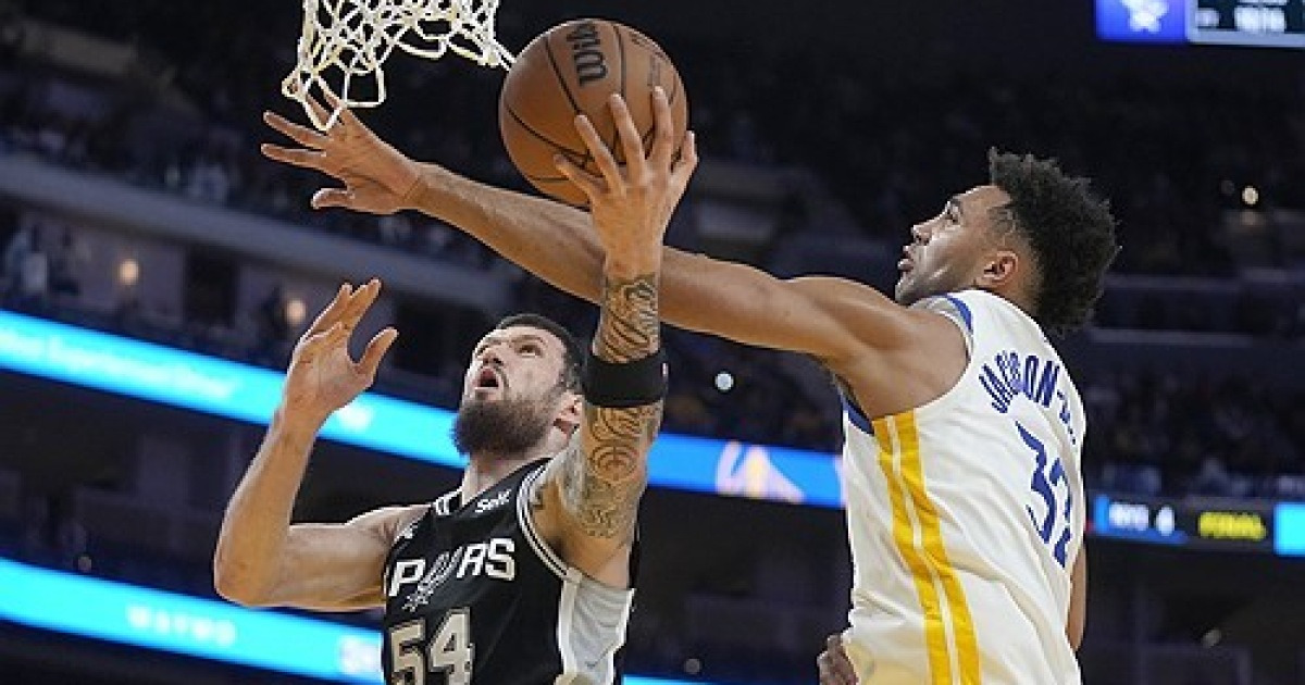 Spurs Warriors Basketball