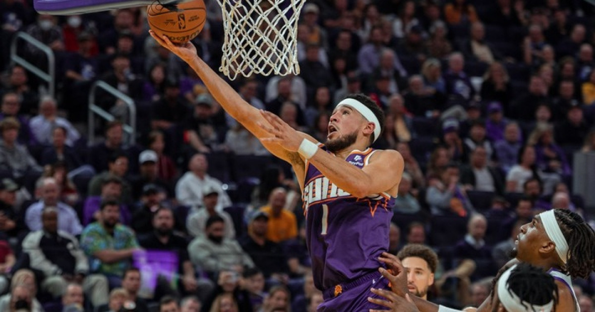 '32득점, 데빈 부커의 날' 피닉스, GSW 꺾고 개막전 승리