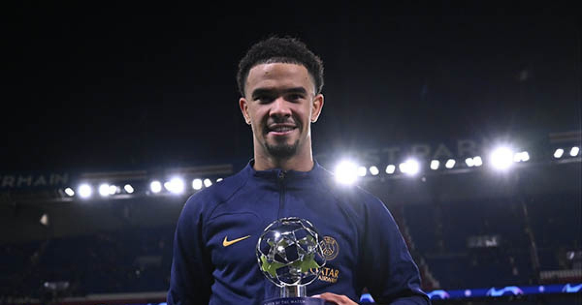 'PSG 새로운 보물의 등장' 만 17세 유망주 MF, UCL AC 밀란전 2도움 + MOM 선정 쾌거