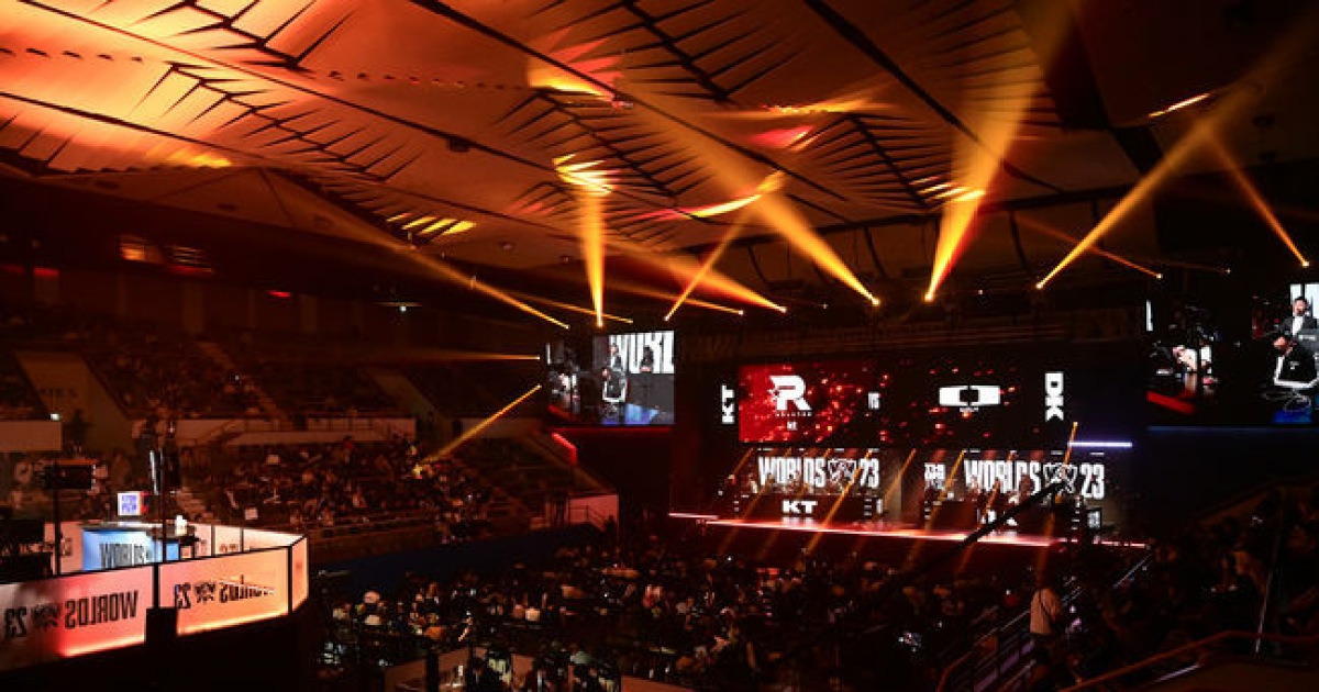 KT-DK,'KBS 아레나에서 열린 LoL 월드 챔피언십' [사진]