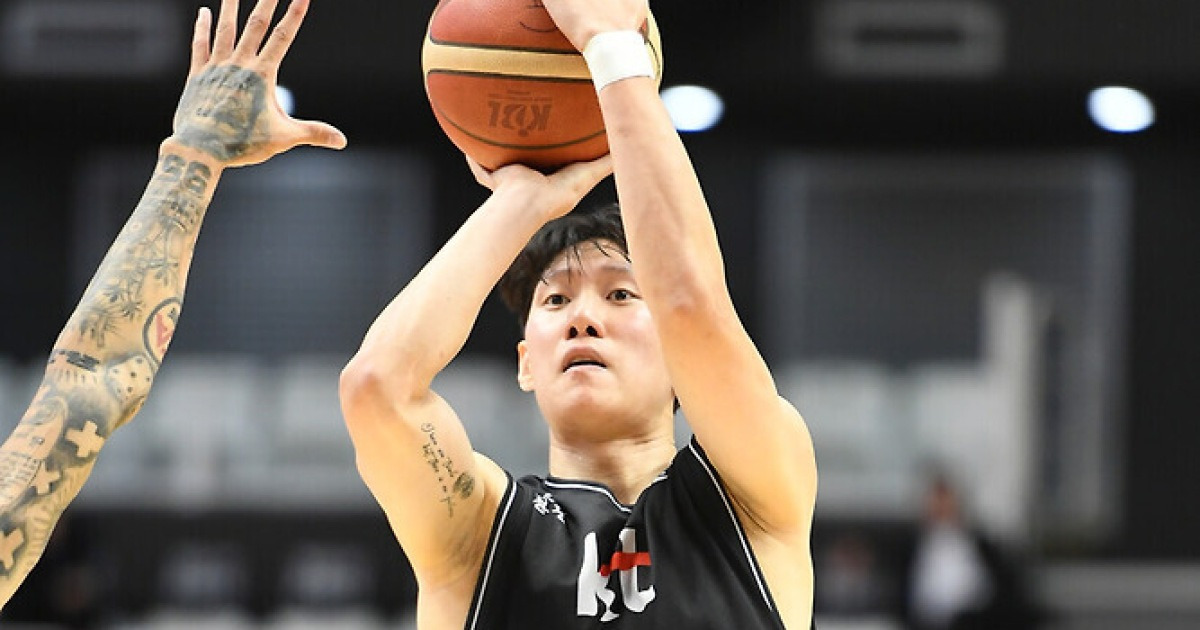 [JB포토] KT 한희원 '오늘 느낌 좋은데'