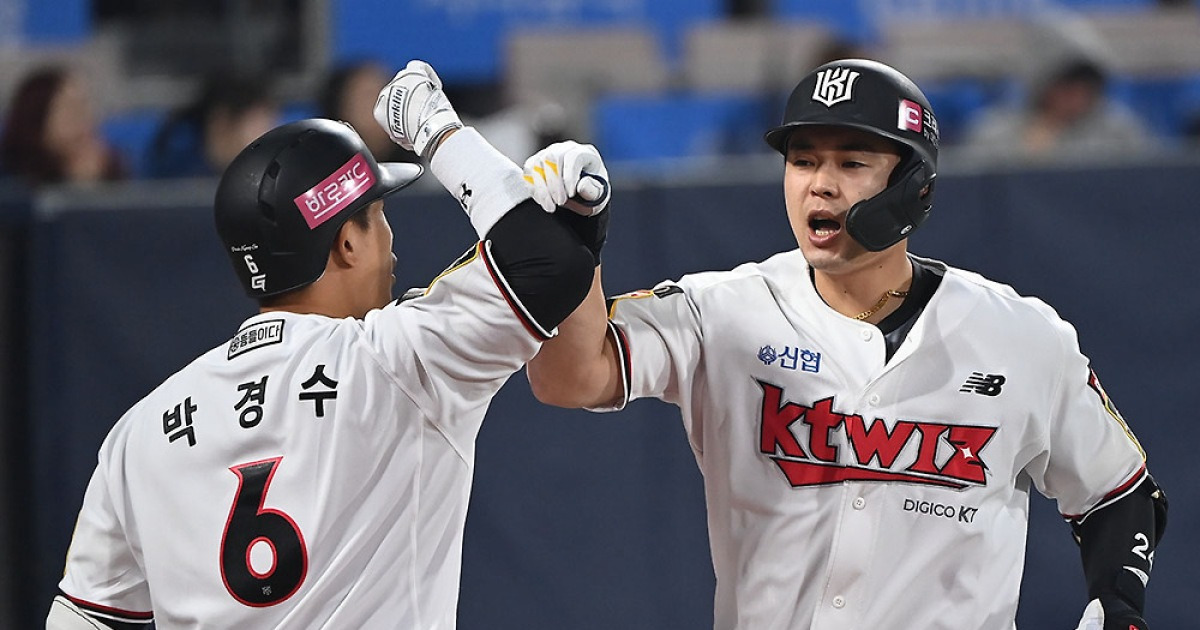"문상철 7번→6번 타순" KT vs "좋은 흐름, 라인업 유지" NC [PO2]