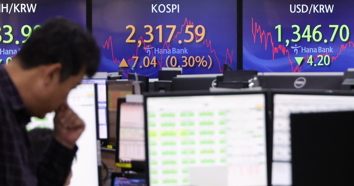 코스피, 기관 매수세에 2300 '회복'…삼성전자·SK하이닉스 '상승'