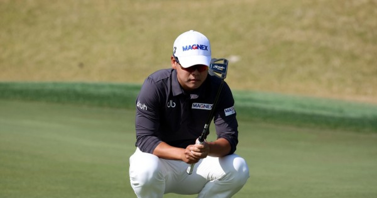 정한밀, KPGA 투어 1R 단독 선두…"선산에 내려온 보람 있다"