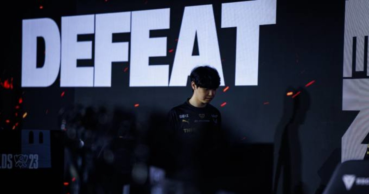 LCK 1시드 젠지, BLG에게 풀세트 접전 끝 8강서 탈락…팬들 ‘망연자실’ [롤드컵]