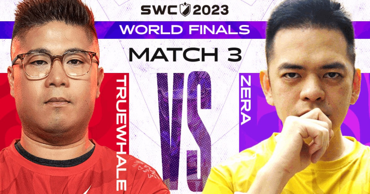 [SWC2023 월드 파이널] 8강 3경기: 3대0 트루웨일의 승리..'뚝심 플레이 통했다'