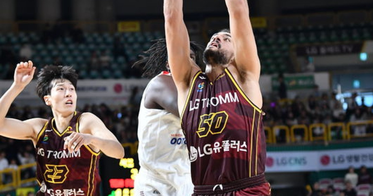 '마레이 16P-20R' LG, SK에 완승 '개막 3연패 후 4연승'.. 소노는 최하위 탈출