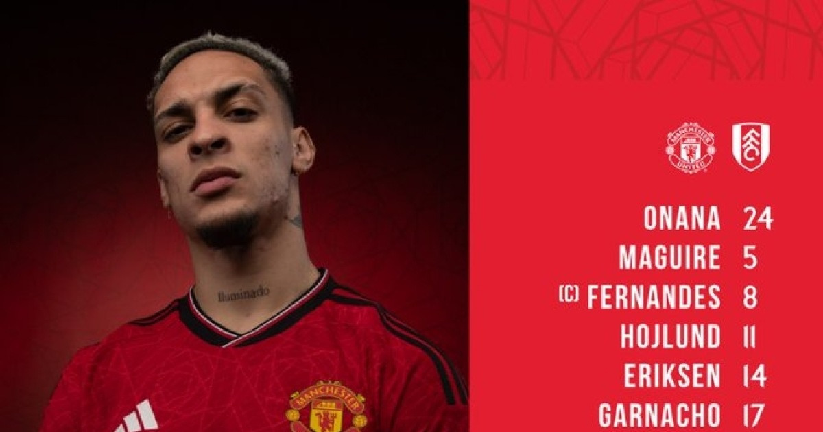 ‘홈 2연패 부진’ 맨유, EPL 11R 풀럼전 선발 명단 공개