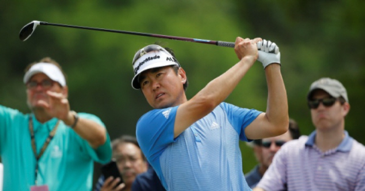 달리는 위창수 위에 나는 해링턴…PGA 챔피언스투어 준우승