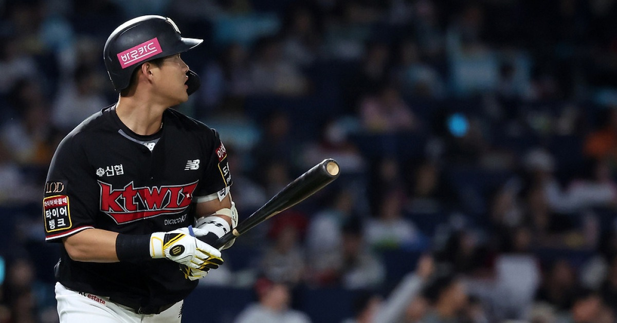 KT, '타격감 최고' 배정대 6번 전진 배치…LG는 오지환 5번(종합)[KS1]