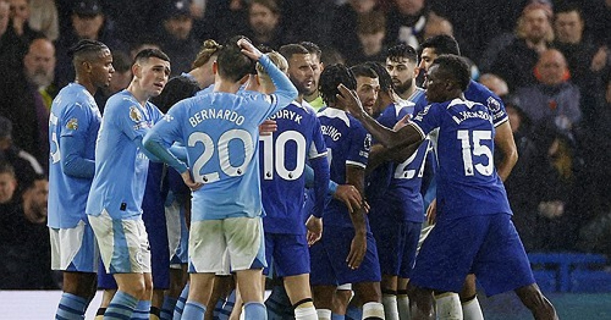 '8골 대폭발' 맨시티-첼시, 4-4 무승부…홀란 2G 1AS→팔머 극장 PK골 [PL 리뷰]