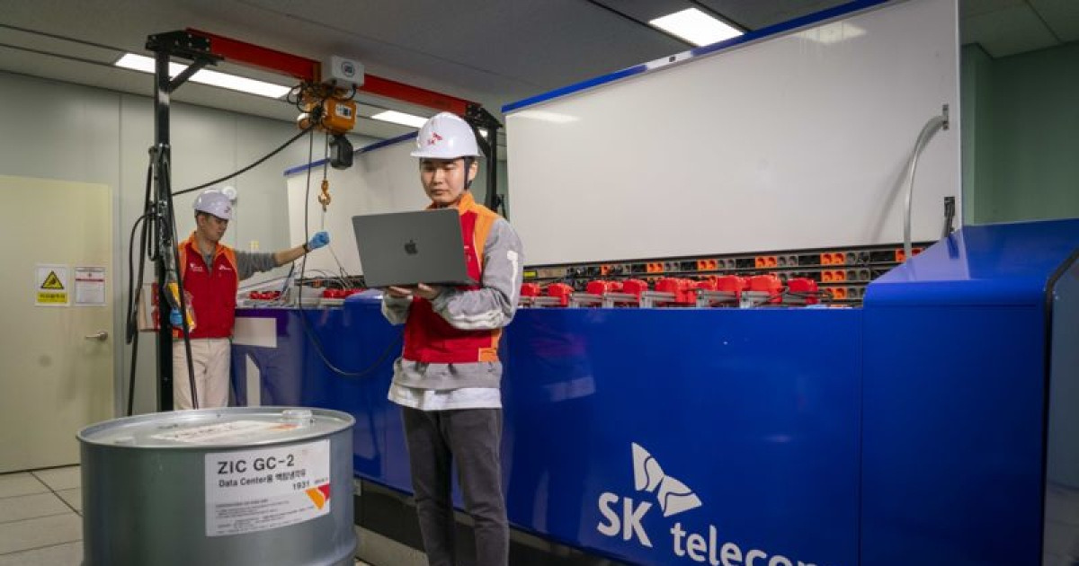 SKT, 데이터센터에 적용할 액침냉각 기술 검증 성공