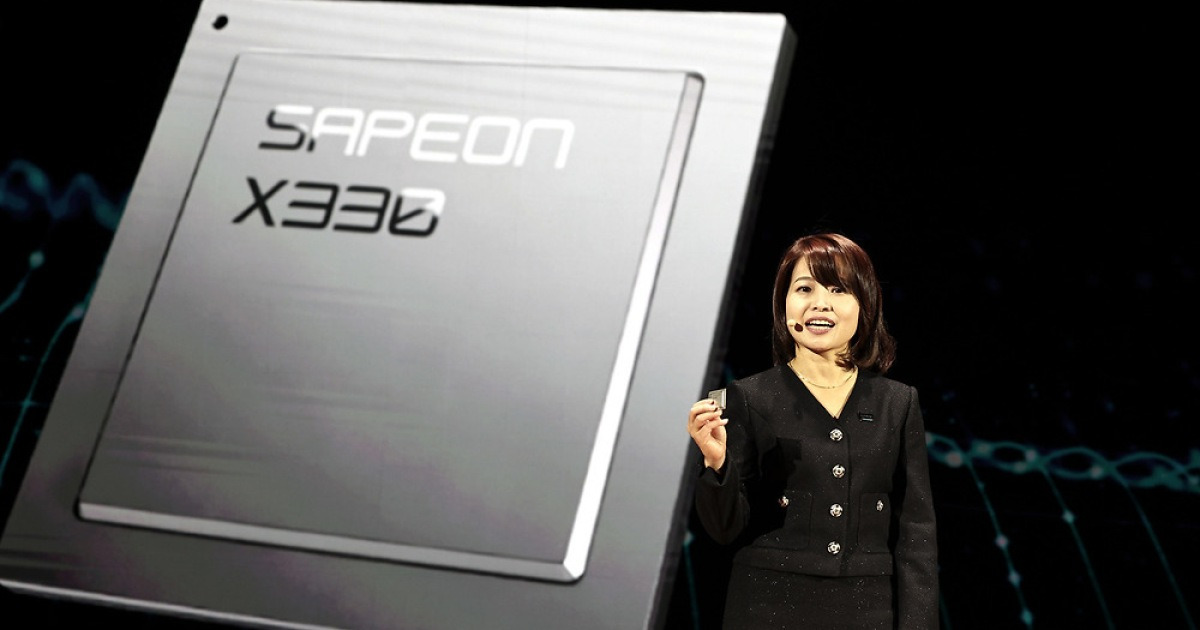 사피온, 차세대 AI 반도체 'X330' 최초 공개