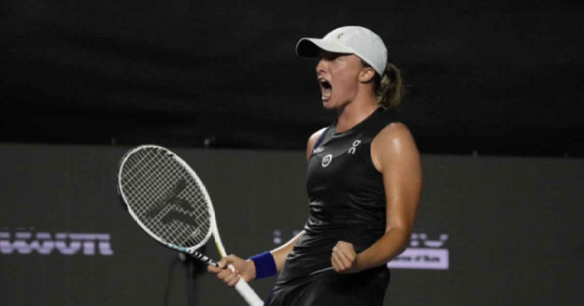 시비옹테크, WTA 통산상금 역대 20위…2, 3년 뒤엔 ‘톱3’ 전망