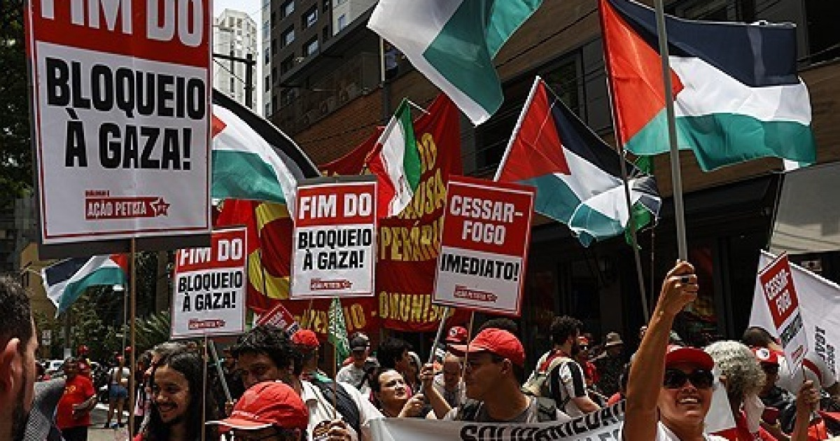 BRAZIL PROTEST ISRAEL GAZA CONFLICT