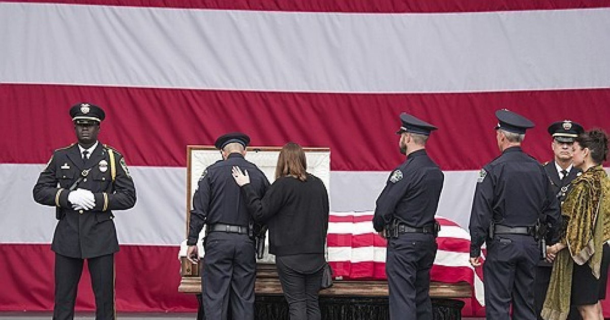 Fallen Officer's Funeral Texas