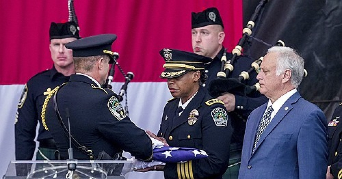 Fallen Officer's Funeral Texas