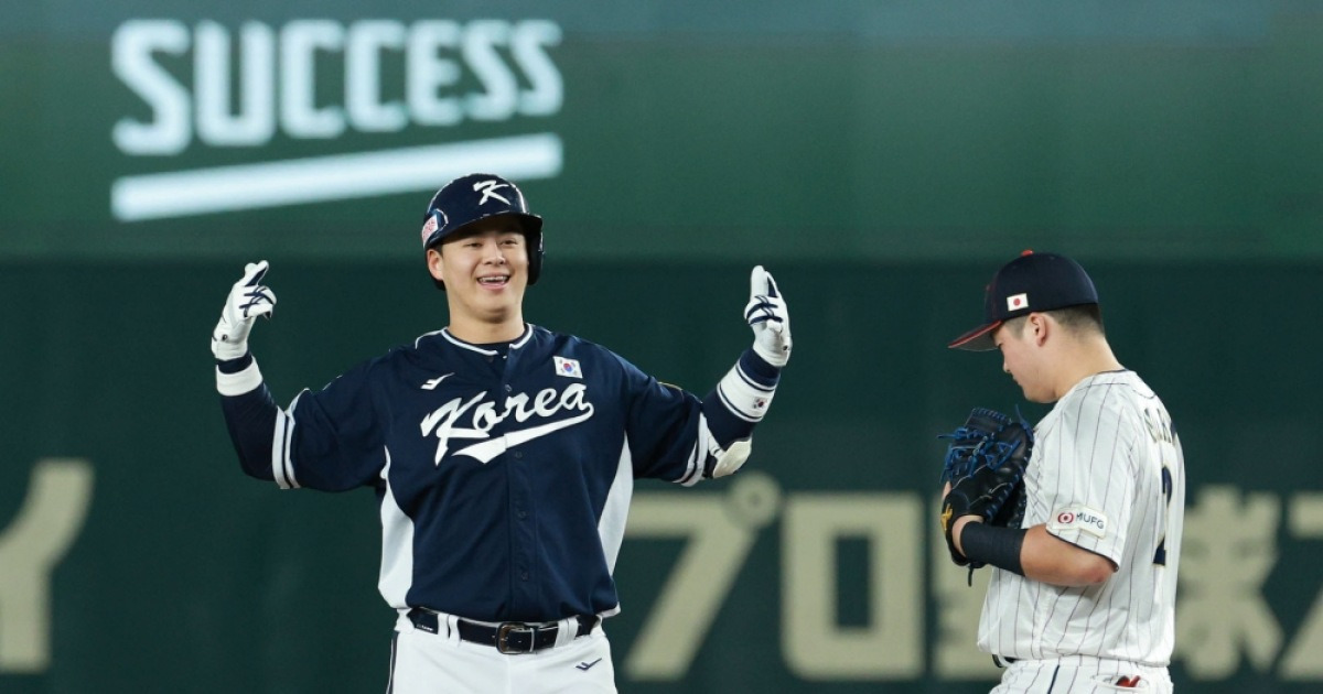 'KBO 홈런왕' 노시환 4할 맹활약…4번타자 역할 완벽 수행 [APBC]