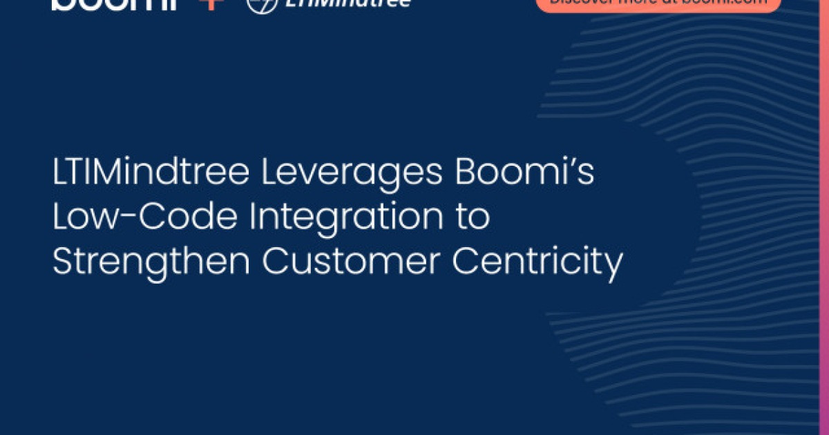 LTIMindtree Leverages Boomi's Low-Code Integration To Strengthen ...