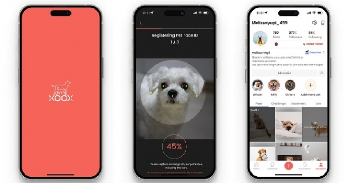 세계 최초 반려동물 전용 SNS 'XOOX' 출시