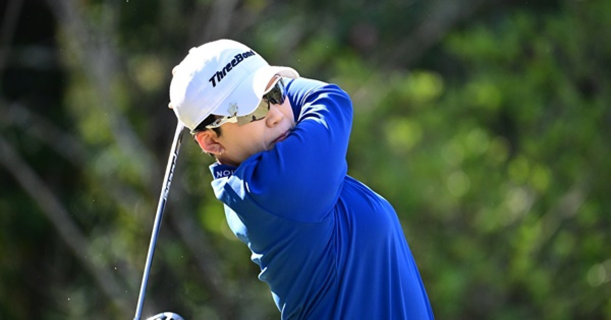 '사상 첫 한미일 상금왕 도전' 신지애, JLPGA 최종전 1R 공동 4위