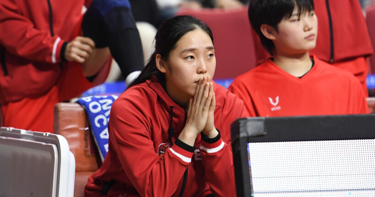 [JB포토] BNK썸 박인아 '오늘 반드시 이긴다'