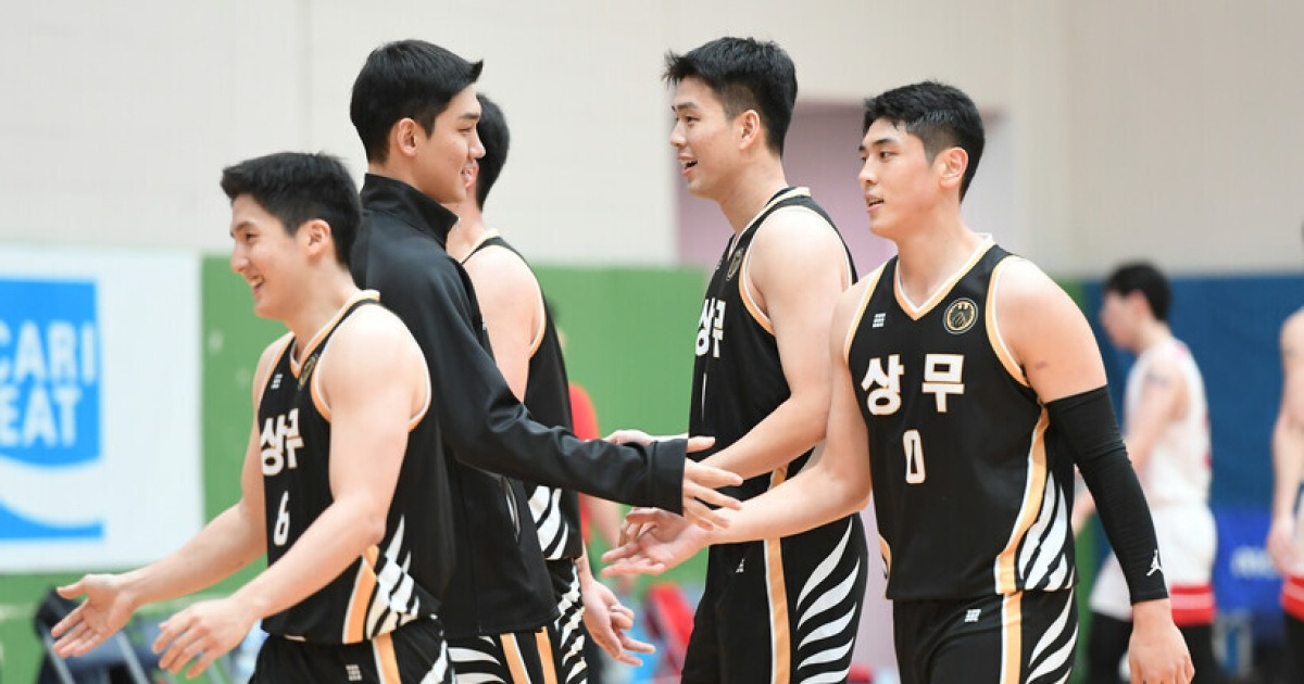 [JB포토] KBL D리그 상무, SK에 88-69로 승리