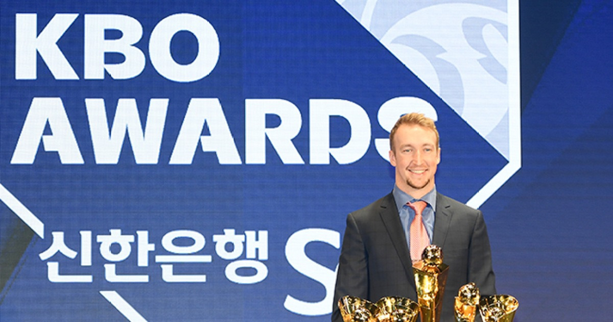 [ST포토] 페디, 2023 KBO리그 최고 투수