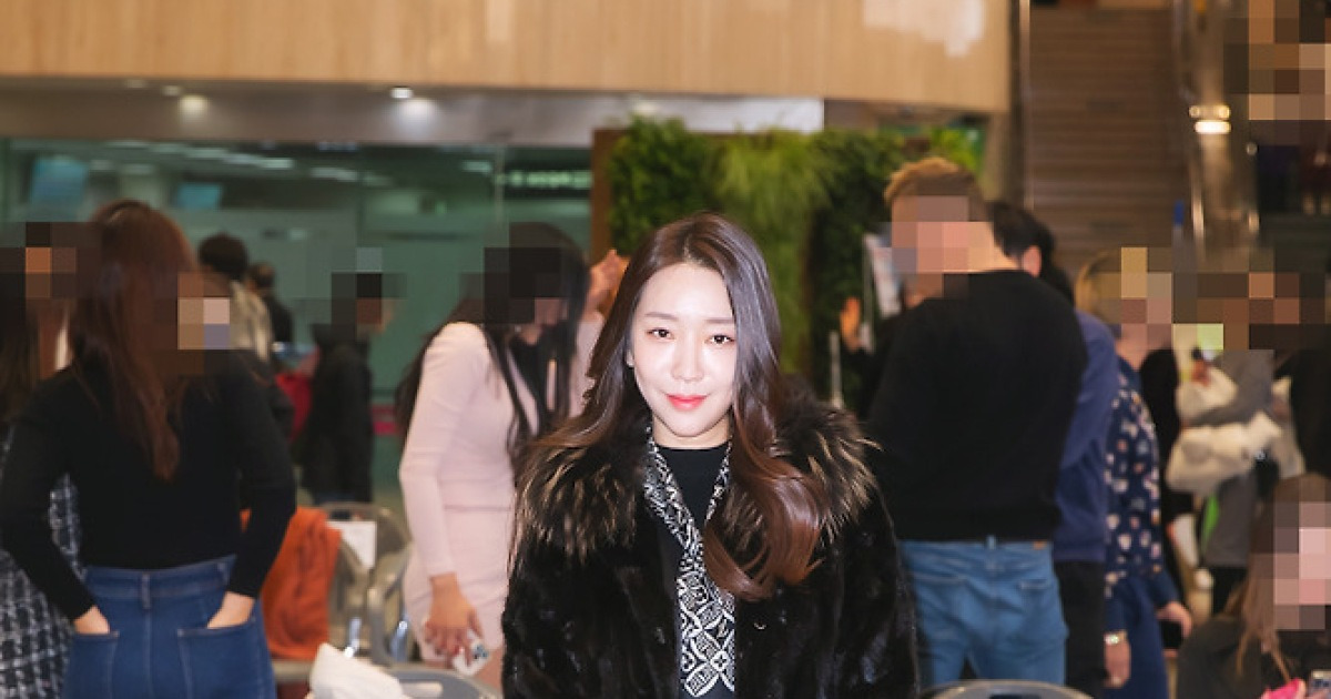 [포토] 아나운서 정윤지 'K365패션쇼 관람왔어요'