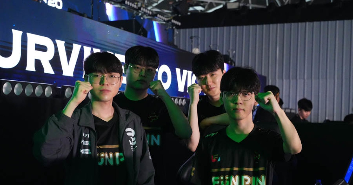 '2연속 치킨' V7 펀핀, GF 마지노선 진입... 젠지-아즈라 펜타그램-DK '위기' [PGC 2023]