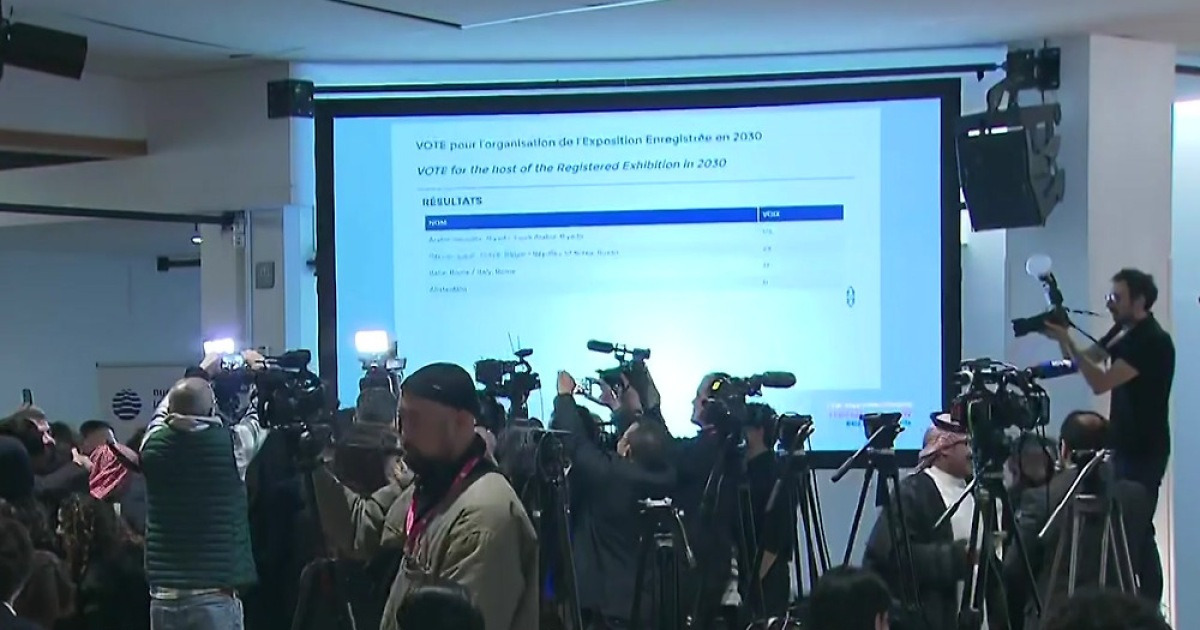 [속보] '2030 엑스포' 사우디 개최 확정..."사우디 119·한국 29·로마 17"