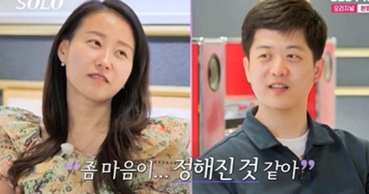 [TVis] 17기 현숙, 영호 아닌 상철 선택… “마음 굳혀져” (나는솔로)