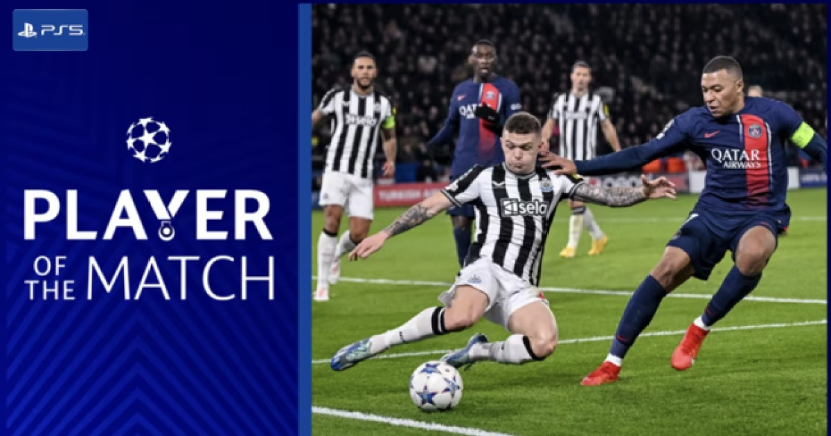 '음바페 꽁꽁' 트리피어, PSG전 POTM 선정..."가장 위험한 공격수 완벽히 지웠다" [공식발표]