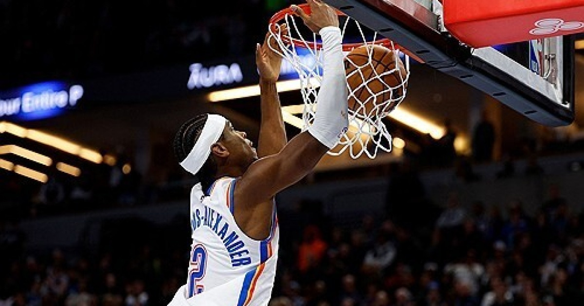 [NBA] ‘SGA 33점 맹활약’ OKC, AD·르브론 분전한 LAL 꺾고 3연승