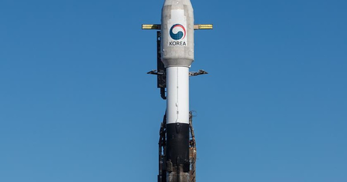 Koreas First Homegrown Spy Satellite Launched On Spacex Rocket
