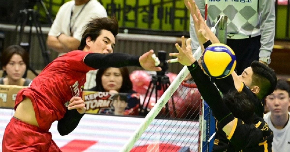 남자부 한국전력 6연승·KB 12연패…여자부 IBK는 짜릿한 역전승(종합)