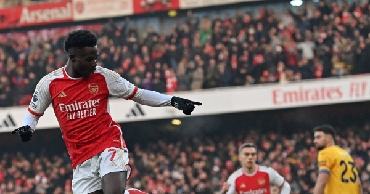 ‘사카-외데고르 골골’ 초반 러시 성공한 아스날, 울버햄튼에 2-1 승리…황희찬 풀타임 출전 [EPL]