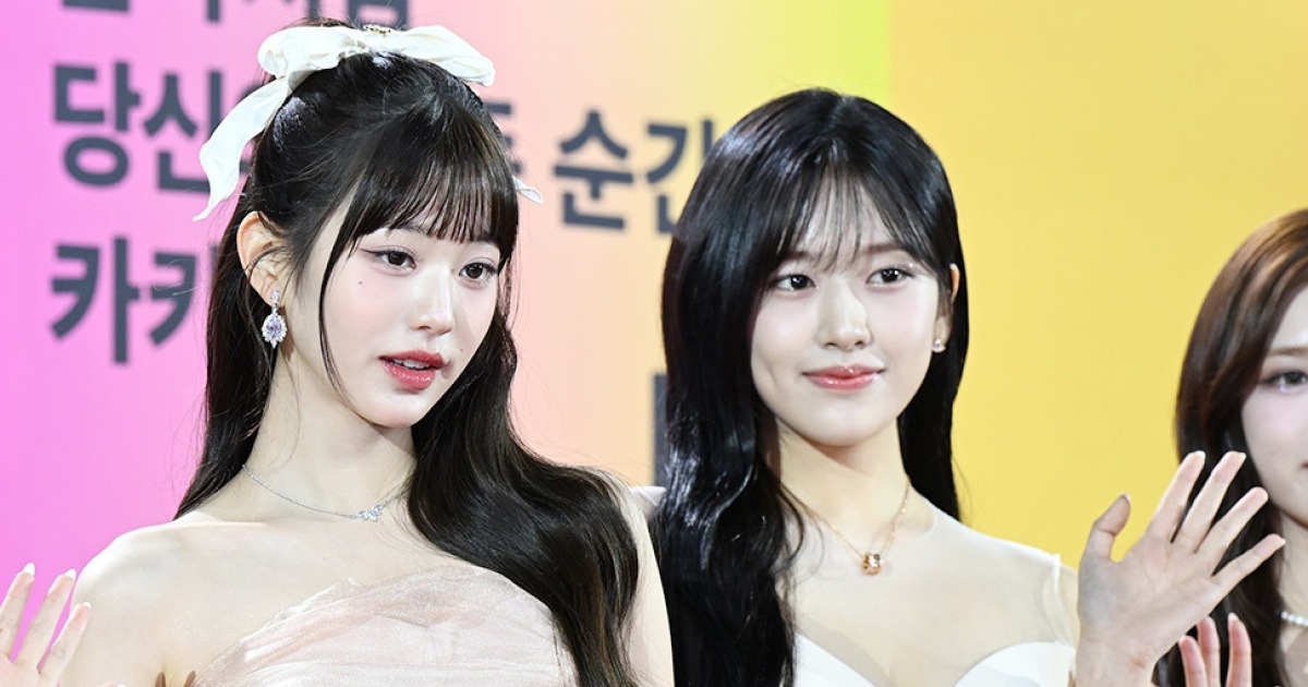 아이브 장원영-안유진, MMA에서도 ‘안녕즈’ 케미 [포토엔HD]