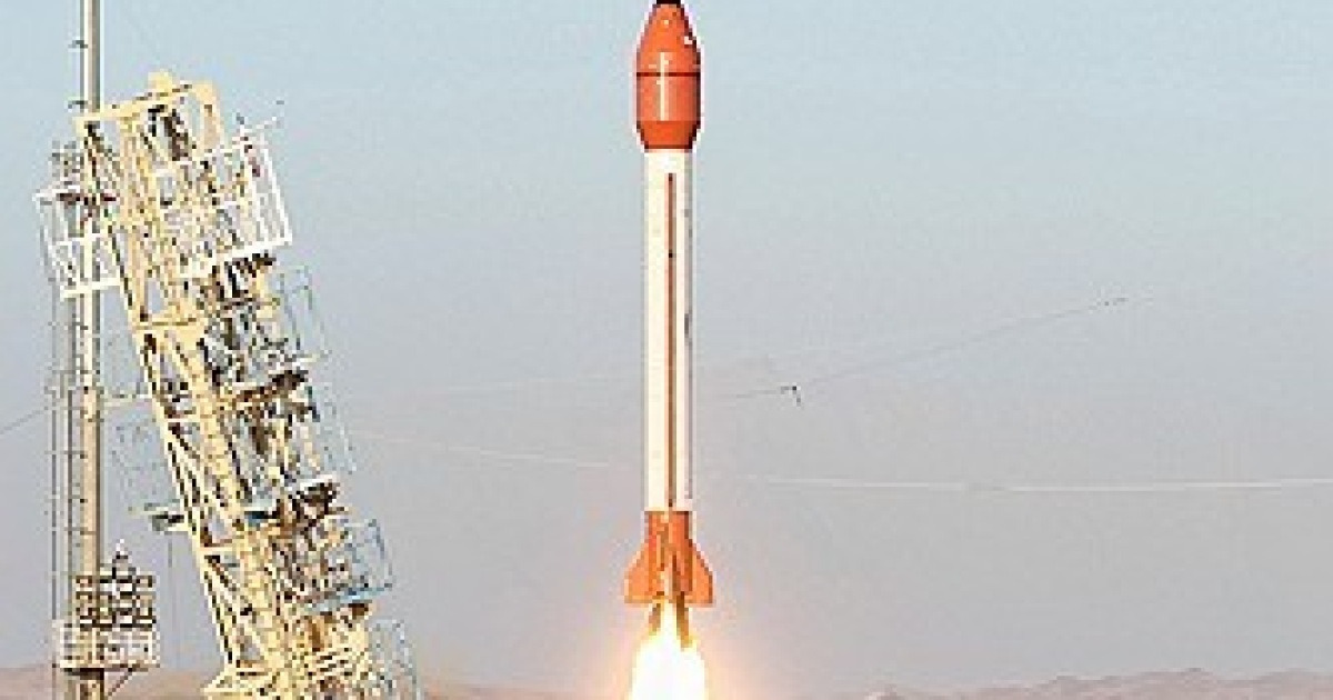 IRAN SPACE PROGRAM ROCKET LAUNCH