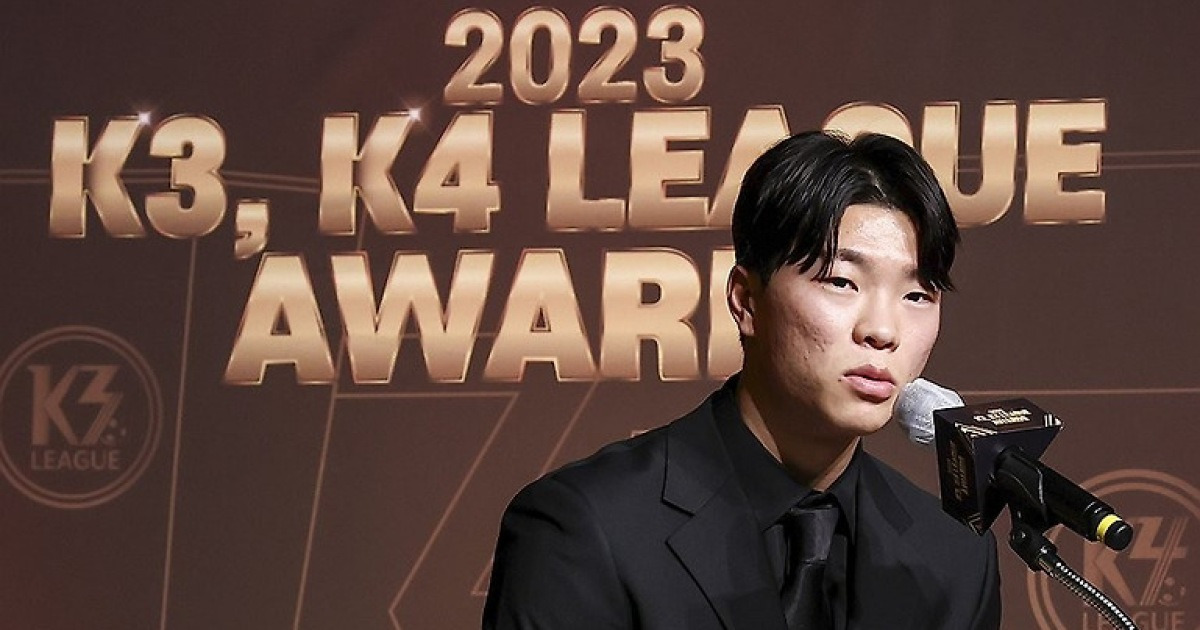 FC목포 제갈재민, K3 최우수선수상