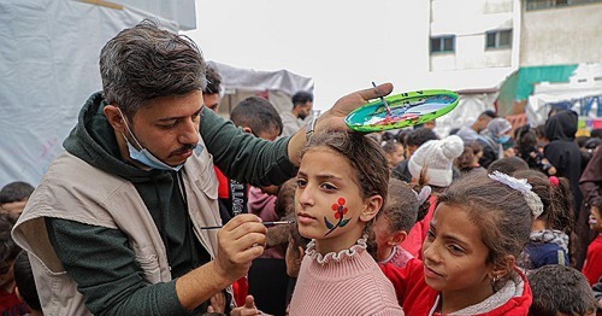 MIDEAST-GAZA-RAFAH-CHILDREN